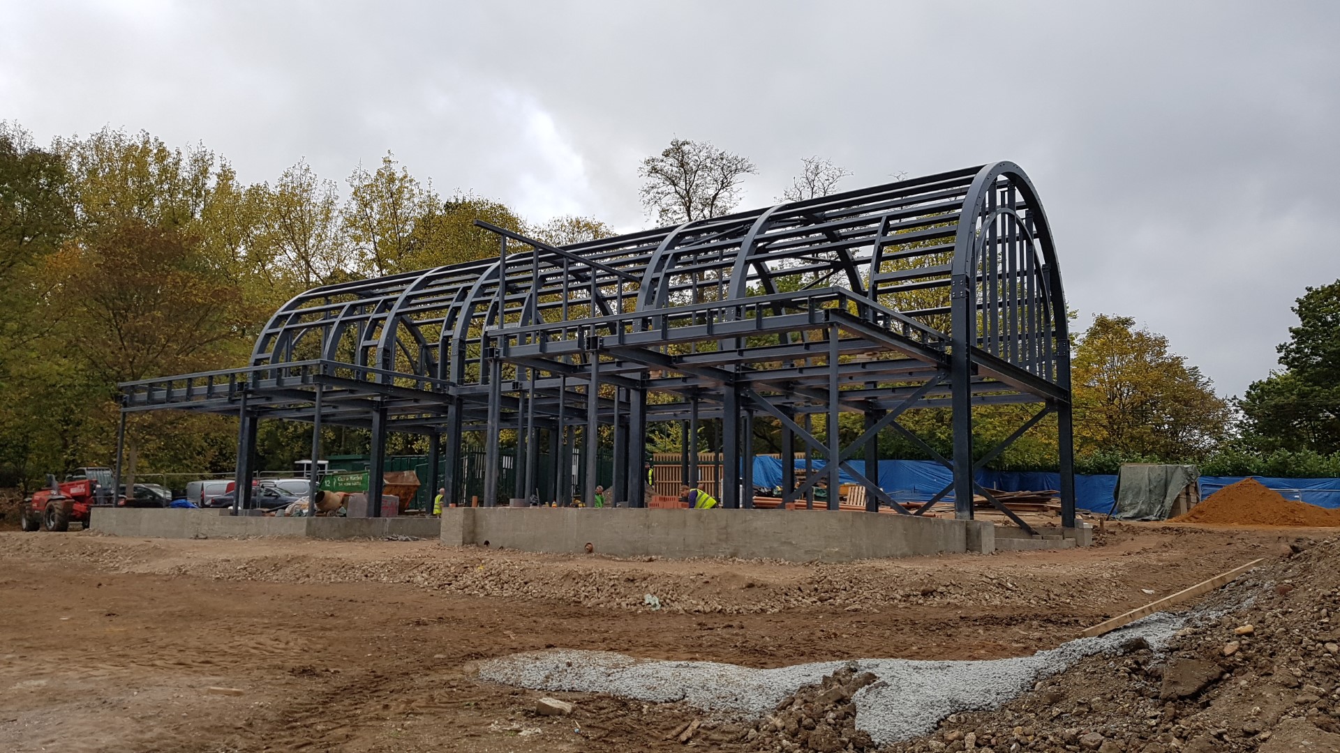 Arched Steel Frame House | WCJ Structural Engineering