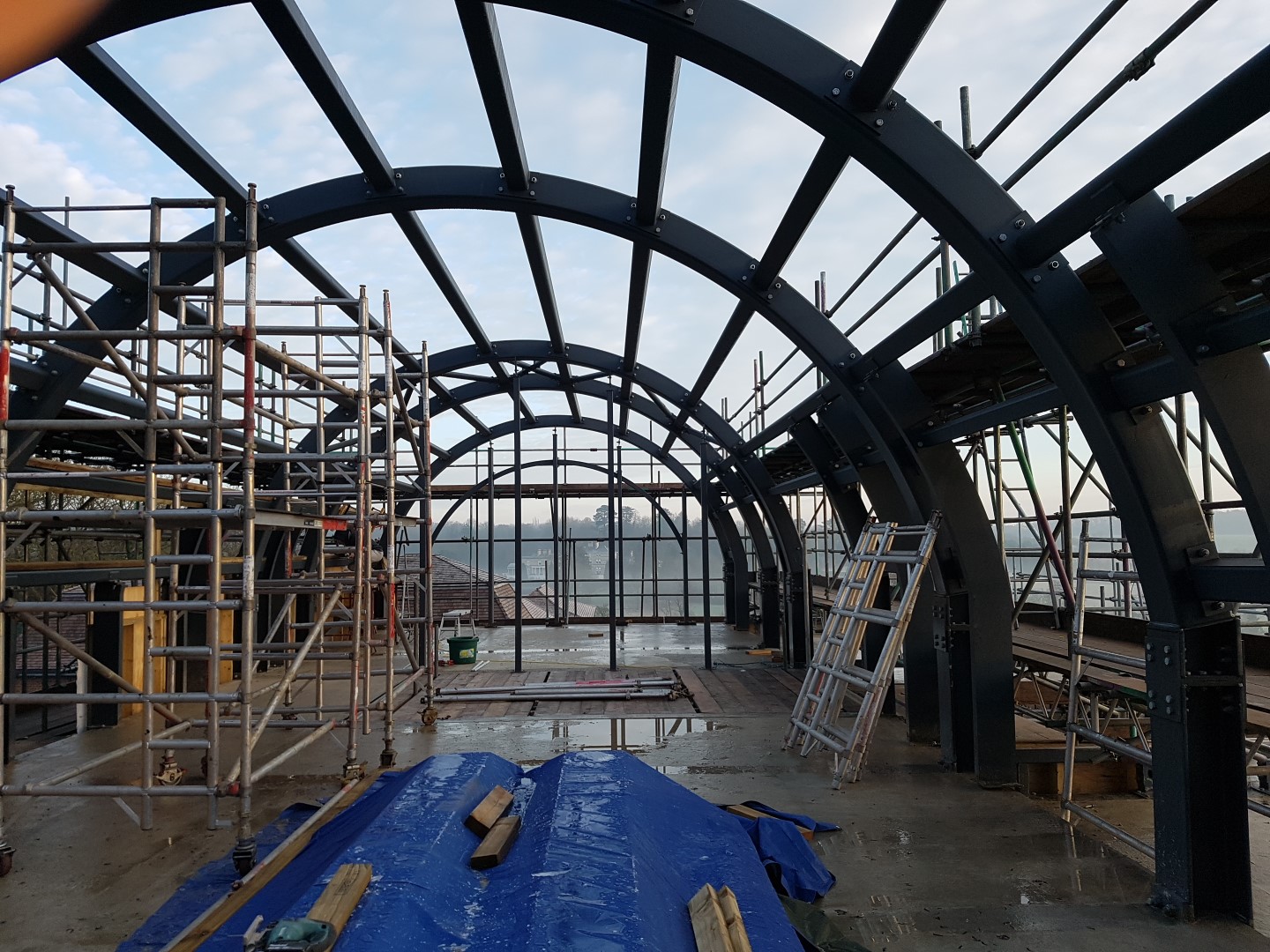 Arched Steel Frame House | WCJ Structural Engineering